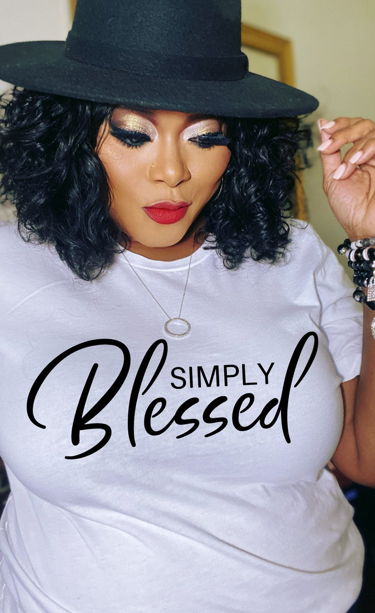 Simply Blessed T-shirt – Capture The Vision Designs