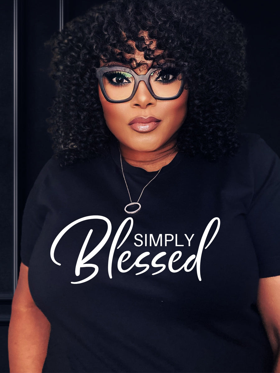 Simply Blessed T-shirt – Capture The Vision Designs